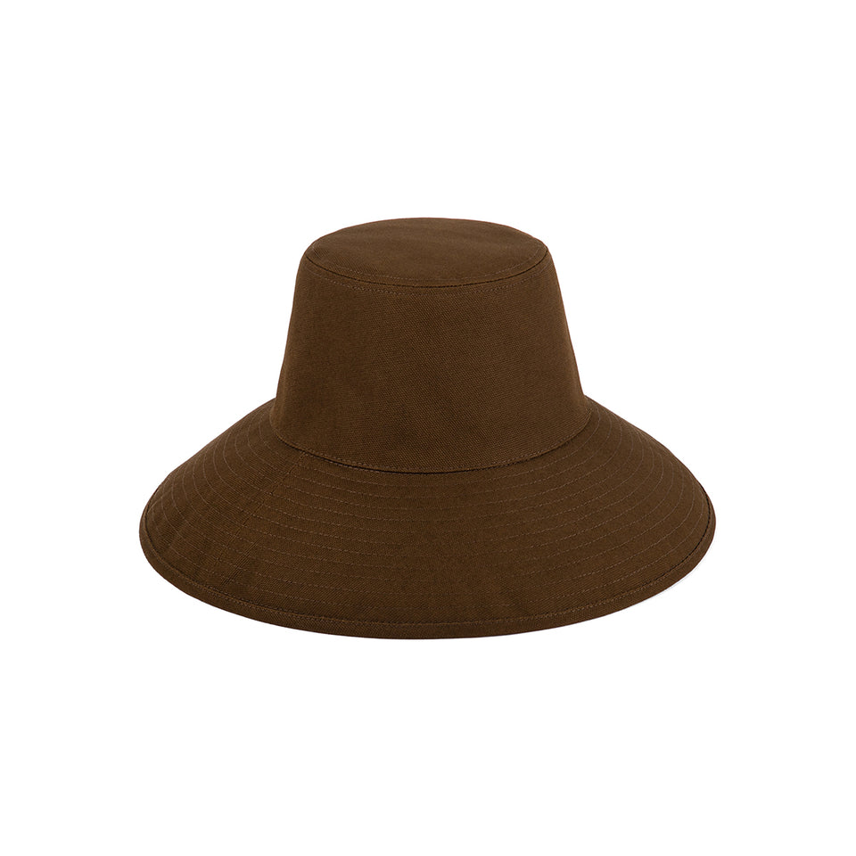 Holiday Bucket - Cotton Bucket Hat in Brown | Lack of Color US