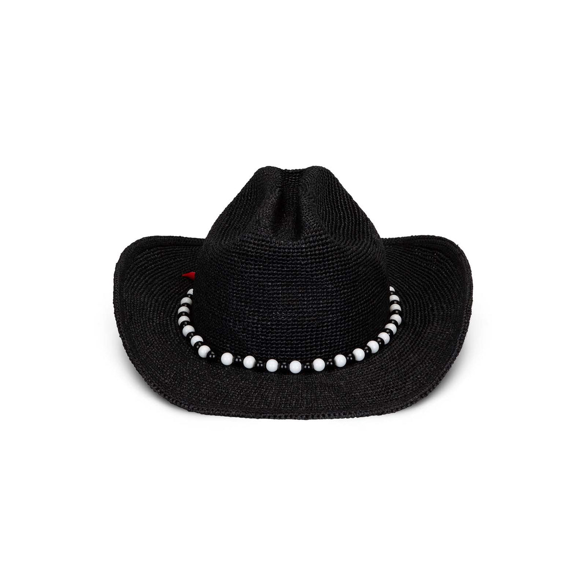 Raffia Cowboy Chilli - Straw Cowboy Hat in Black | Lack of Color [UK]