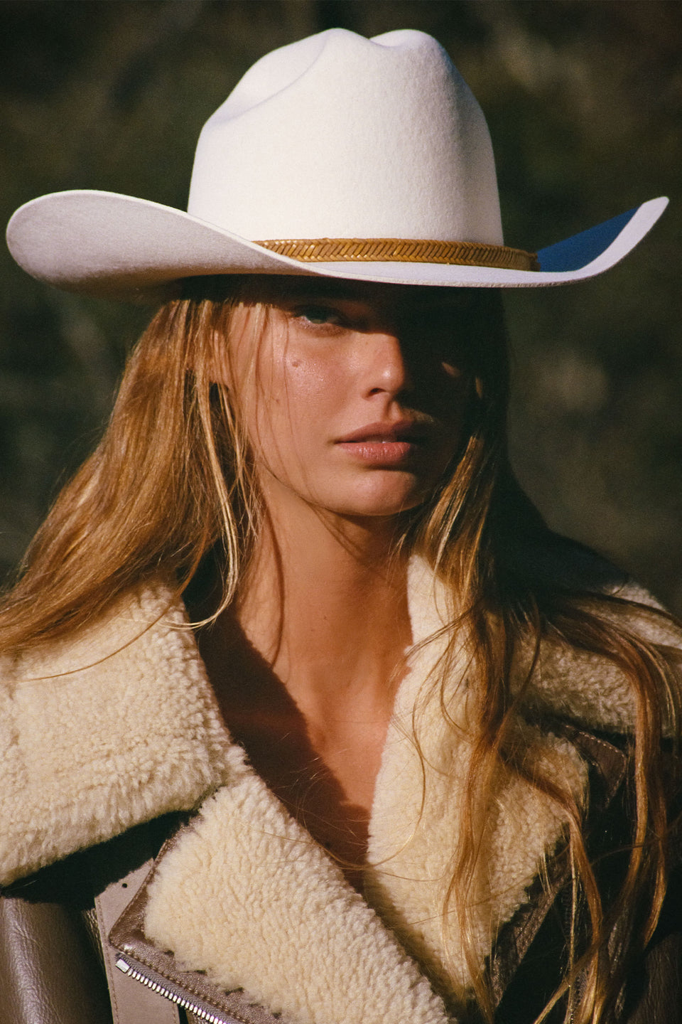 The Ridge - Wool Felt Cowboy Hat (White) | Lack of Color [US]
