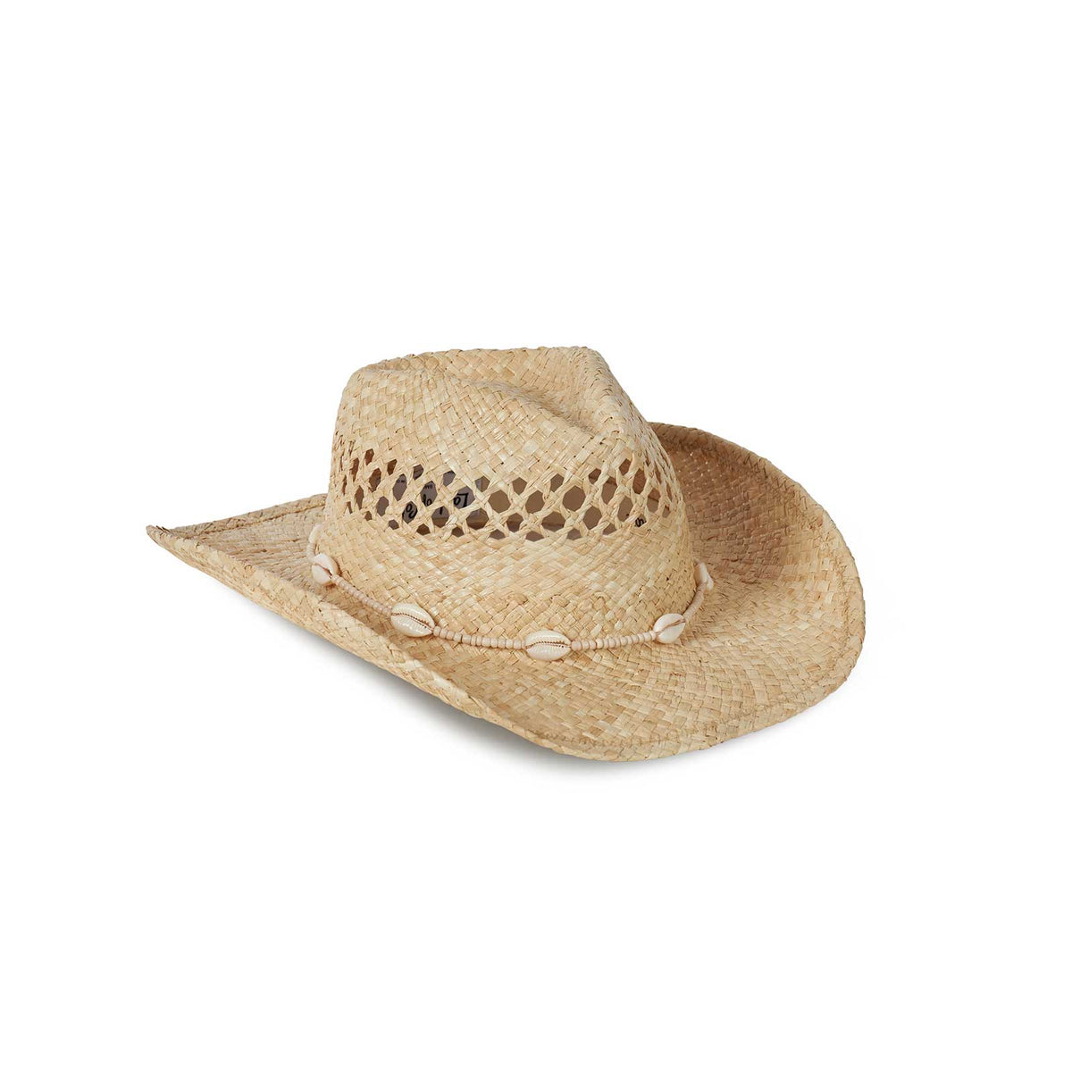 Seashells Straw Cowboy Hat (Natural) | Lack of Color [US]