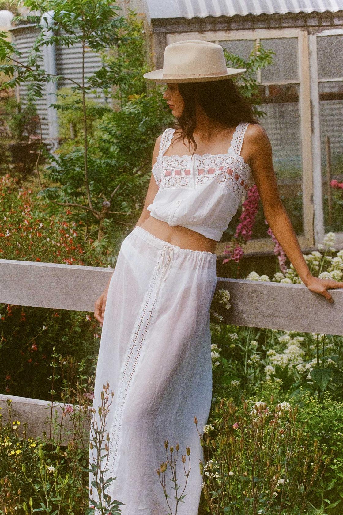 The Lou Fedora - Wool Felt Fedora Hat in Green | Lack of Color [US]