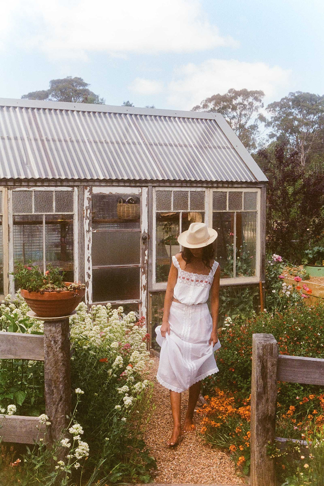 The Lou Fedora - Wool Felt Fedora Hat in Green | Lack of Color [US]