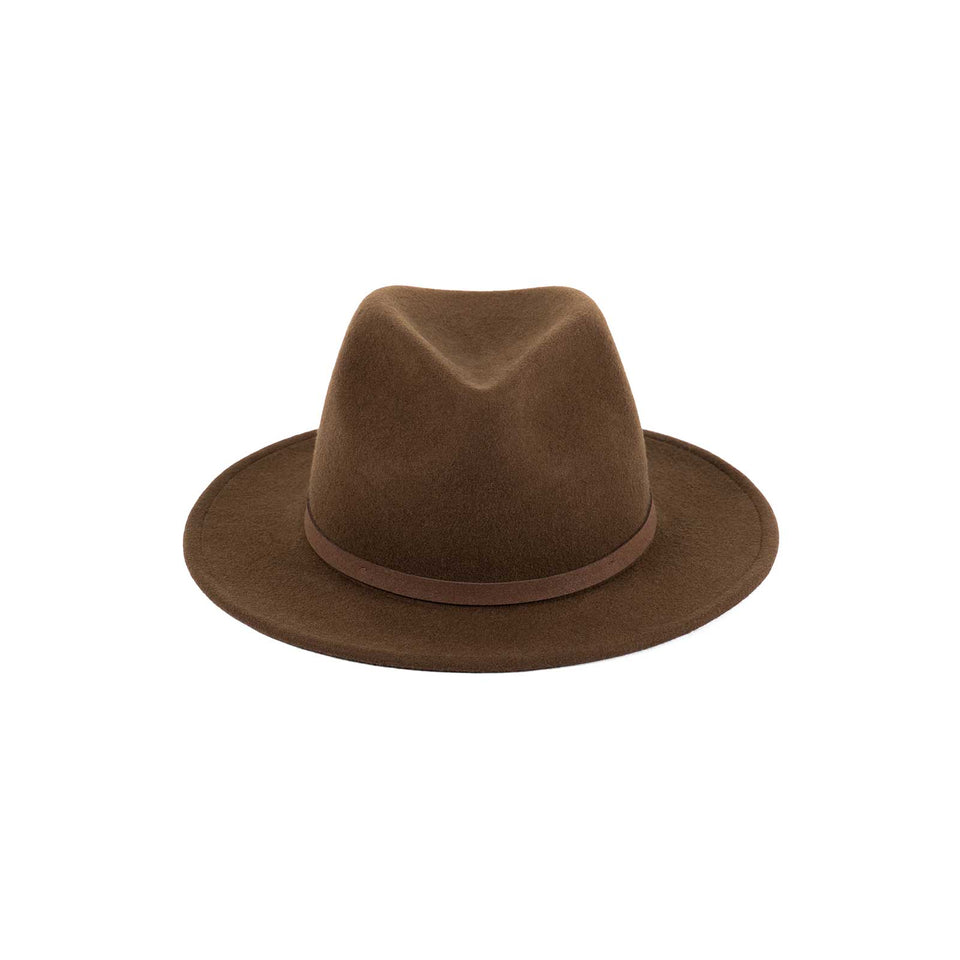 The Palo - Wool Felt Fedora Hat (Brown) | Lack of Color [US]
