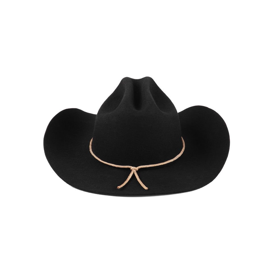 The Ridge - Wool Felt Cowboy Hat in Black | Lack of Color US