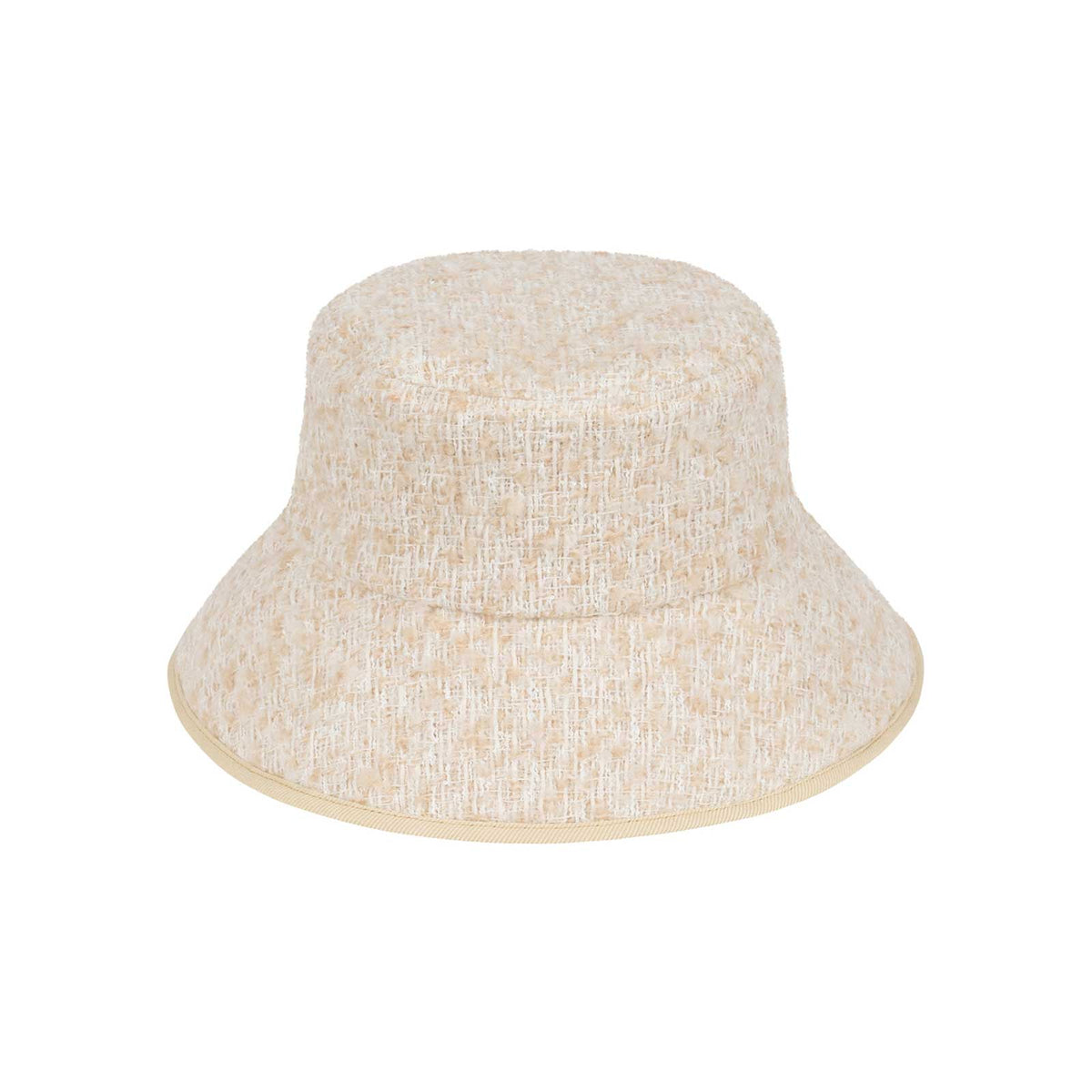 Vacay Bucket - Polyester Bucket Hat in Cream | Lack of Color US