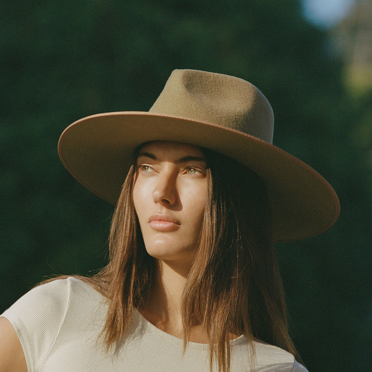 Teak Rancher - Wool Felt Fedora Hat in Brown | Lack of Color [US]