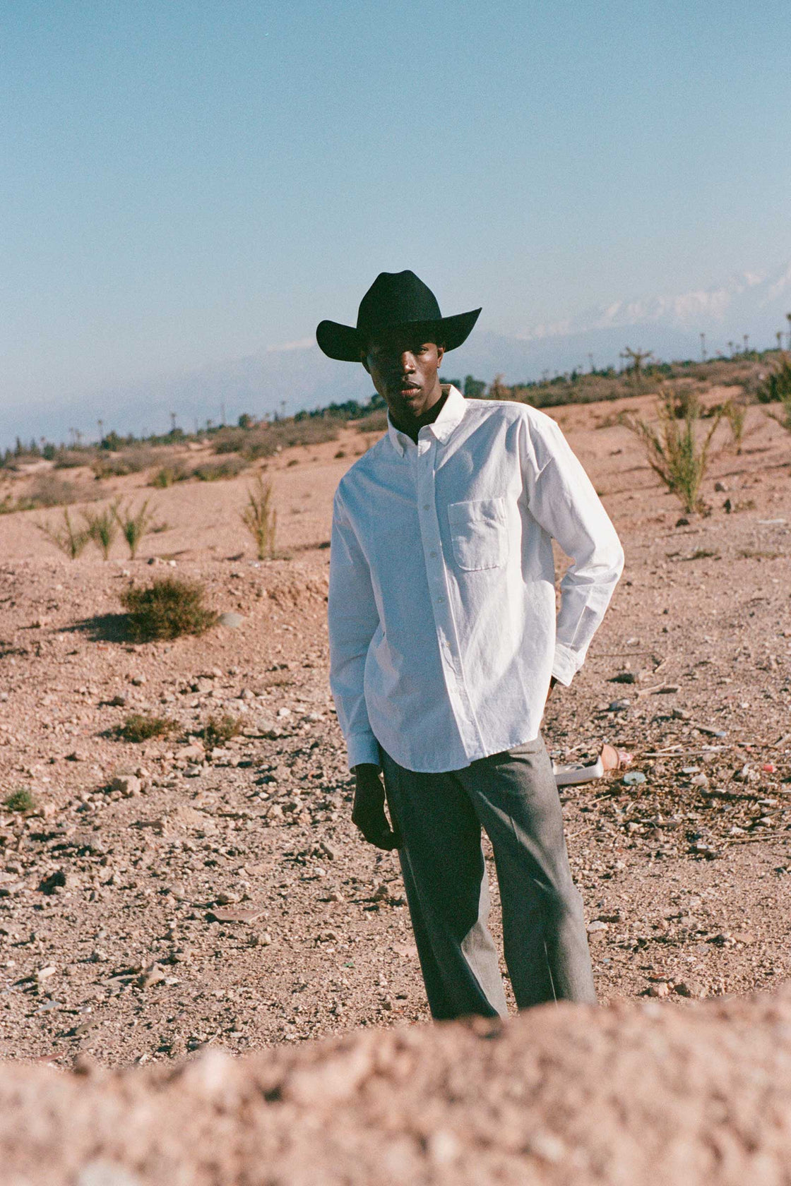 The Ridge - Wool Felt Cowboy Hat (Black) | Lack of Color [US]