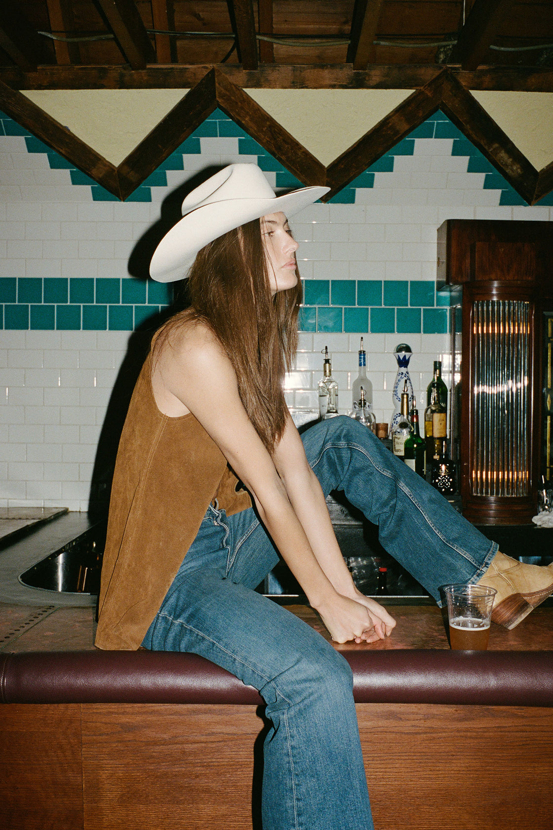 The Ridge - Wool Felt Cowboy Hat in White | Lack of Color [US]
