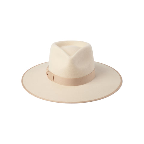 Ivory Rancher - Wool Felt Fedora Hat in Beige | Lack of Color [US]