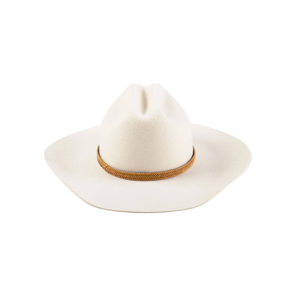 The Ridge - Wool Felt Cowboy Hat in White | Lack of Color US