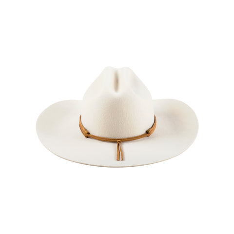 The Ridge - Wool Felt Cowboy Hat in White | Lack of Color US