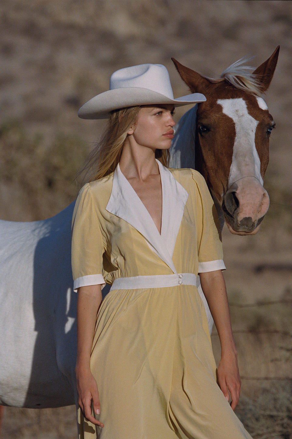The Ridge - Wool Felt Cowboy Hat in White | Lack of Color US